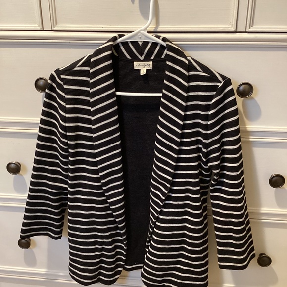 Maison Jules | Jackets & Coats | Madison Jules Jacket Black And White ...